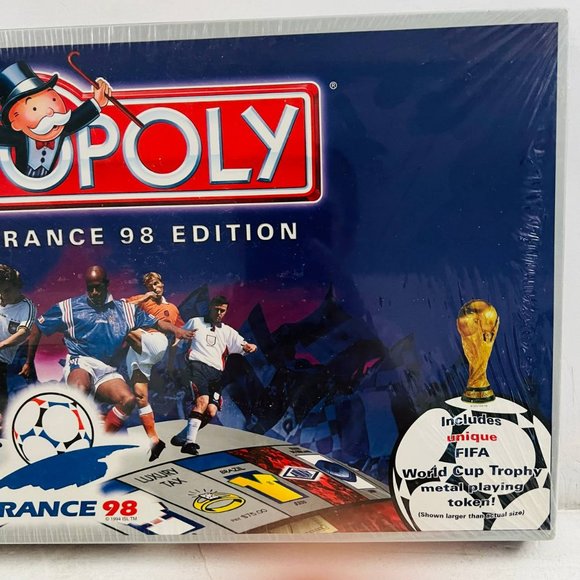Hasbro | Games | Vintage Monopoly World Cup France 98 Edition Board ...